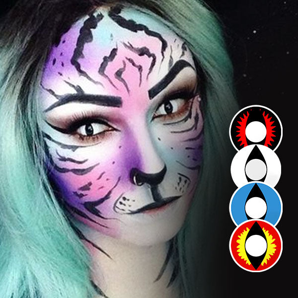 Cat & Dragon Eyes Animal Cosplay Contacts - FreshGo