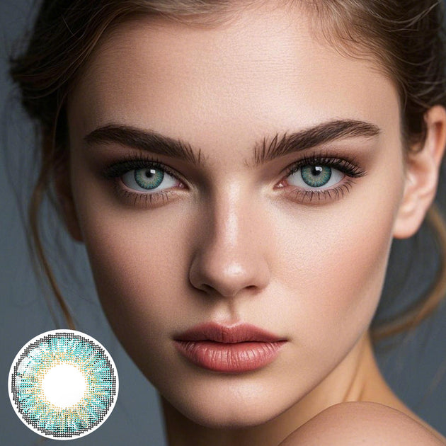 Turquoise colored contacts - FreshGo Lenses