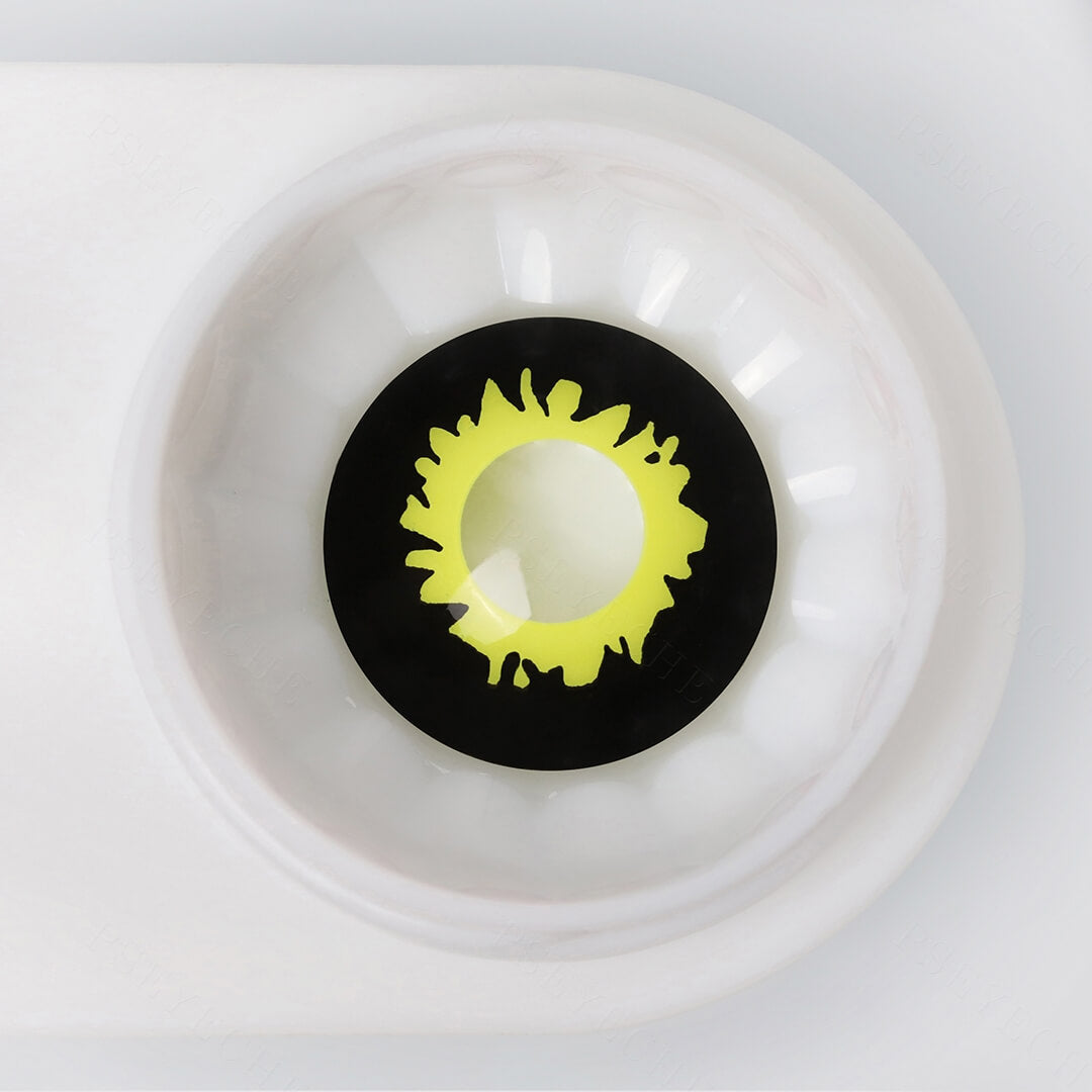 Black And Yellow Eclipse Contacts – FreshGo