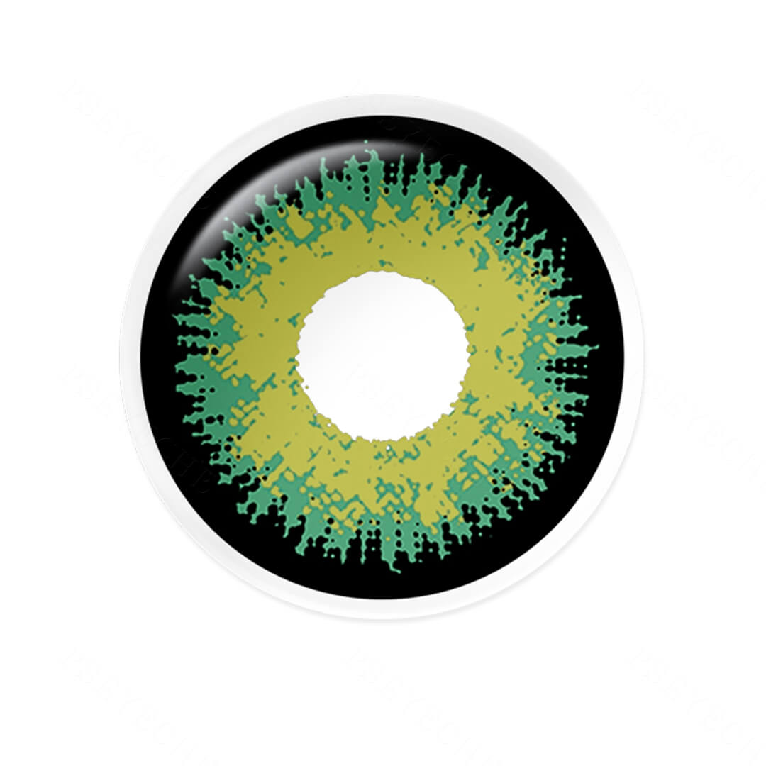 Maleficent Emerald Green Theatrical Contacts – FreshGo