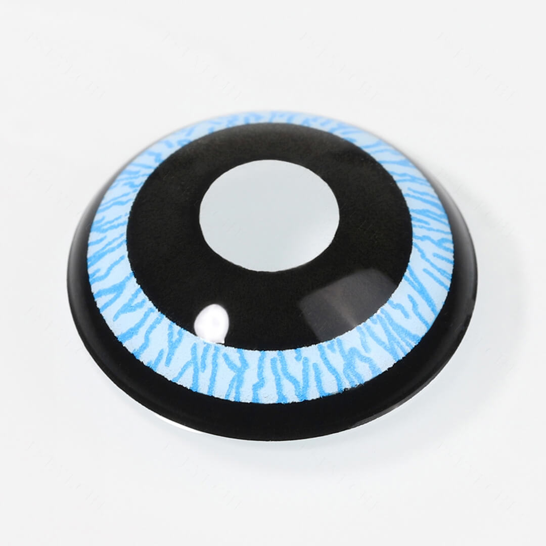 Black Blue Mini Sclera Contacts – FreshGo
