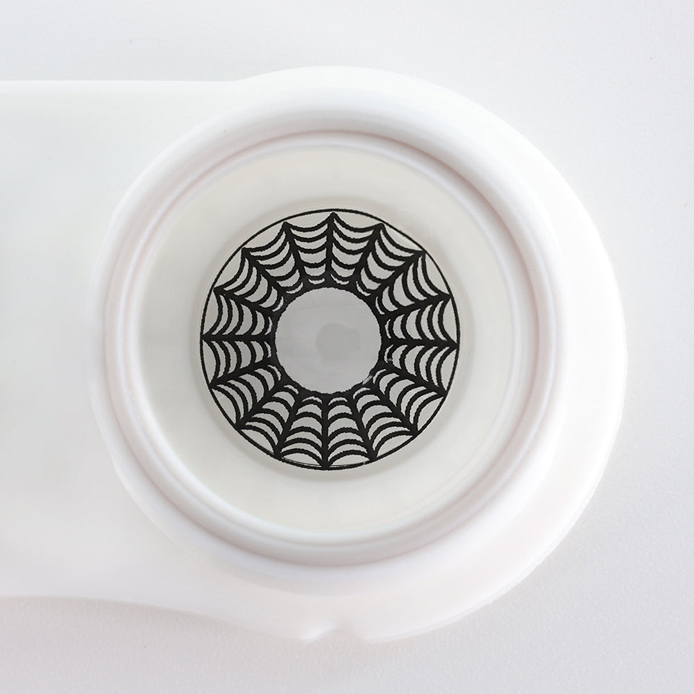 Black Spider Web Halloween Contacts – FreshGo