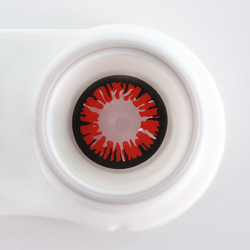 Glamor Red Halloween Contacts – FreshGo