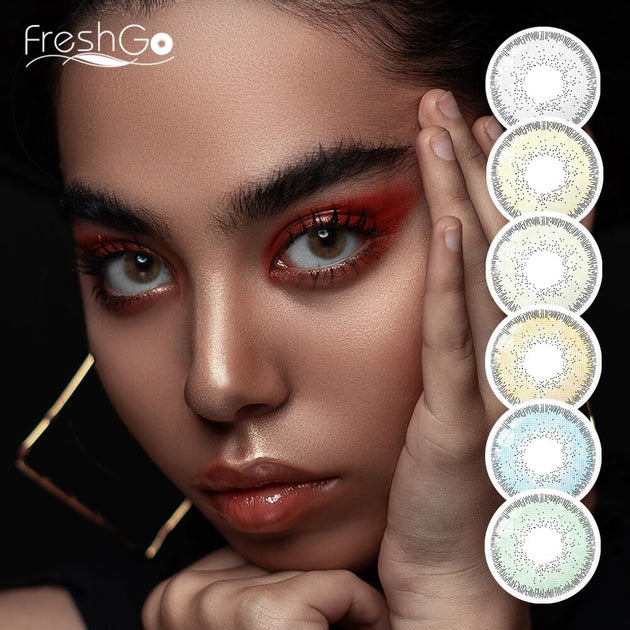 Natural Colored Contacts Non Prescription Lenses - FreshGo