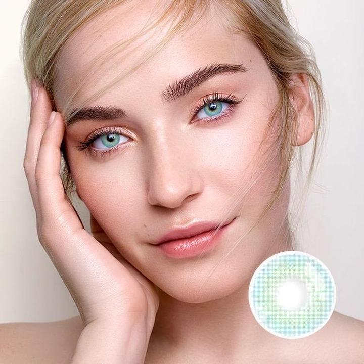 Topaz Blue Color Contacts FreshGo Hidrocor Contact Lenses